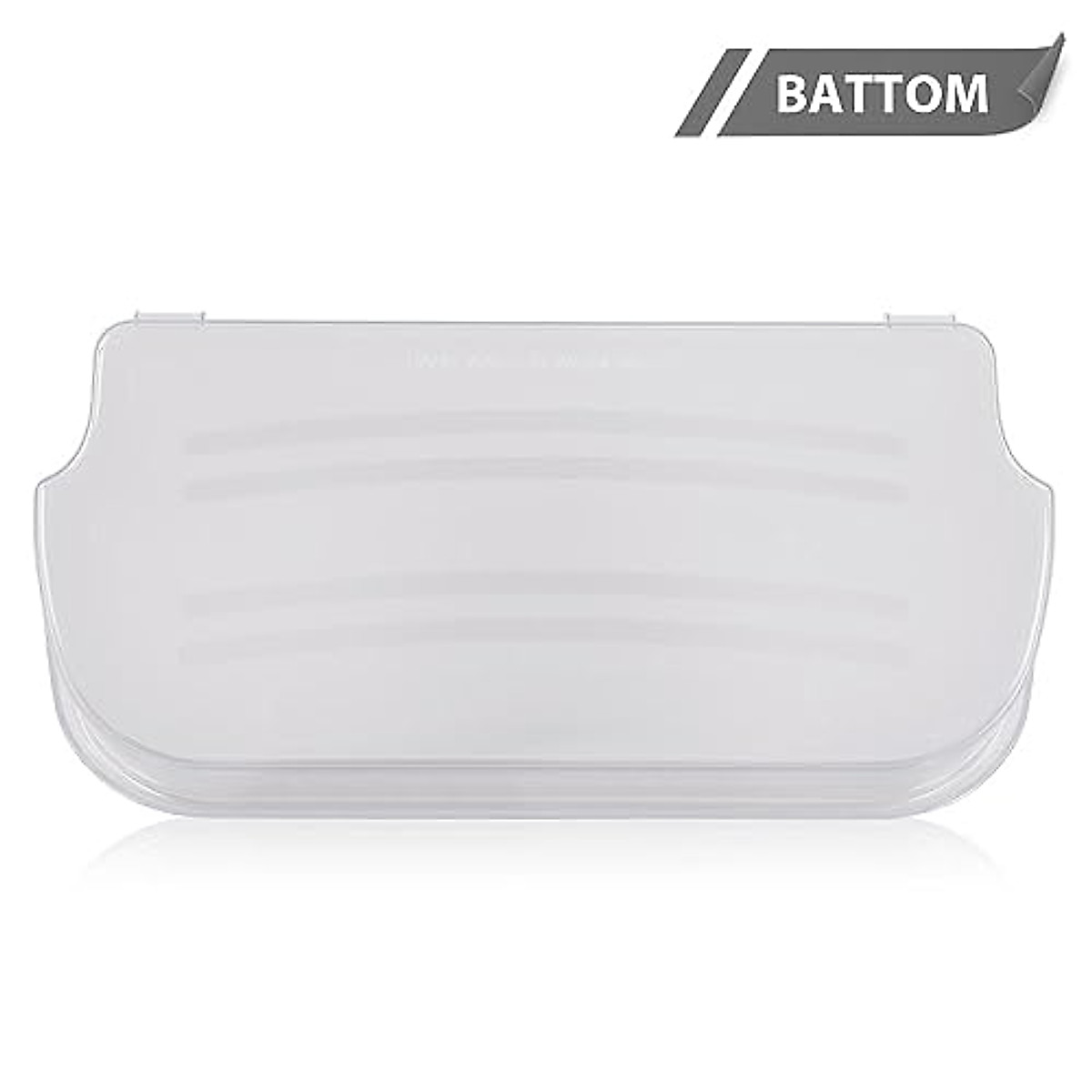 G-PLUS 240356402 Clear Refrigerator Upper Door Bin Compatible with Frigidaire,Electrolux,Gibson, Kelvinator