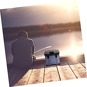 TOKIDNY 1pc Box Accessory Trays Hair Compartment Capacity Containers Professional Tools Multi-Function Equipment Beads Multi-Layer Container Kids Accessories Organizer Hooks Fishing