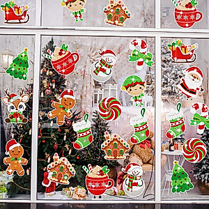 Gueevin 12 Pcs Diamond Painting Window Clings Kits Diamond Art Kits for Kids Glass Window Clings DIY Craft Kits Cute Diamond Art Painting Ornament for Adults Women Kids Gifts(Classic)