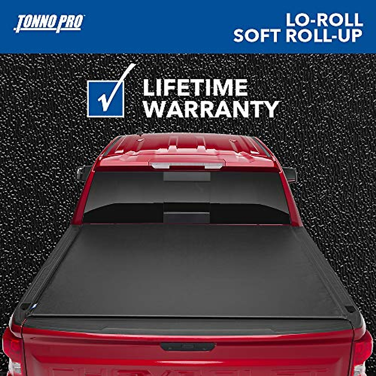 Tonno Pro Lo Roll, Soft Roll-up Truck Bed Tonneau Cover | LR-3030 | Fits 1999 - 2007 Ford F-250/350 Super Duty 8' Bed (96")