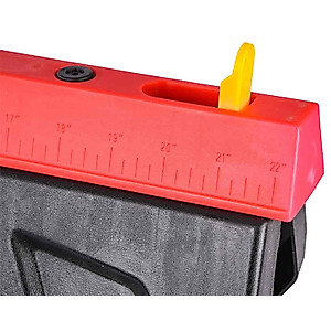 JEGS Folding Saw Horses 2 Pack - 350 LBS Capacity - Heavy Duty Saw Horse - Weather-Resistant Polypropylene Folding Sawhorse - Folds Flat to 2 Inches - Folding Sawhorses Pack of 2