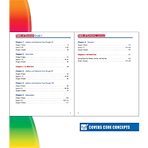 Spectrum 1st Grade Math Workbooks, Ages 6 to 7, Grade 1 Math Workbook, Adding and Subtracting Through 100, Place Value, Fact Families, 2-D and 3-D Shapes - 160 Pages (Volume 2)