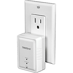 TRENDnet Powerline 500 AV Nano Adapter Kit, Includes 2 x TPL-406E Adapters, Cross Compatible with Powerline 600-500-200, Windows 10, 8.1, 8, 7, Vista, XP, Plug & Play Install, White, TPL-406E2K