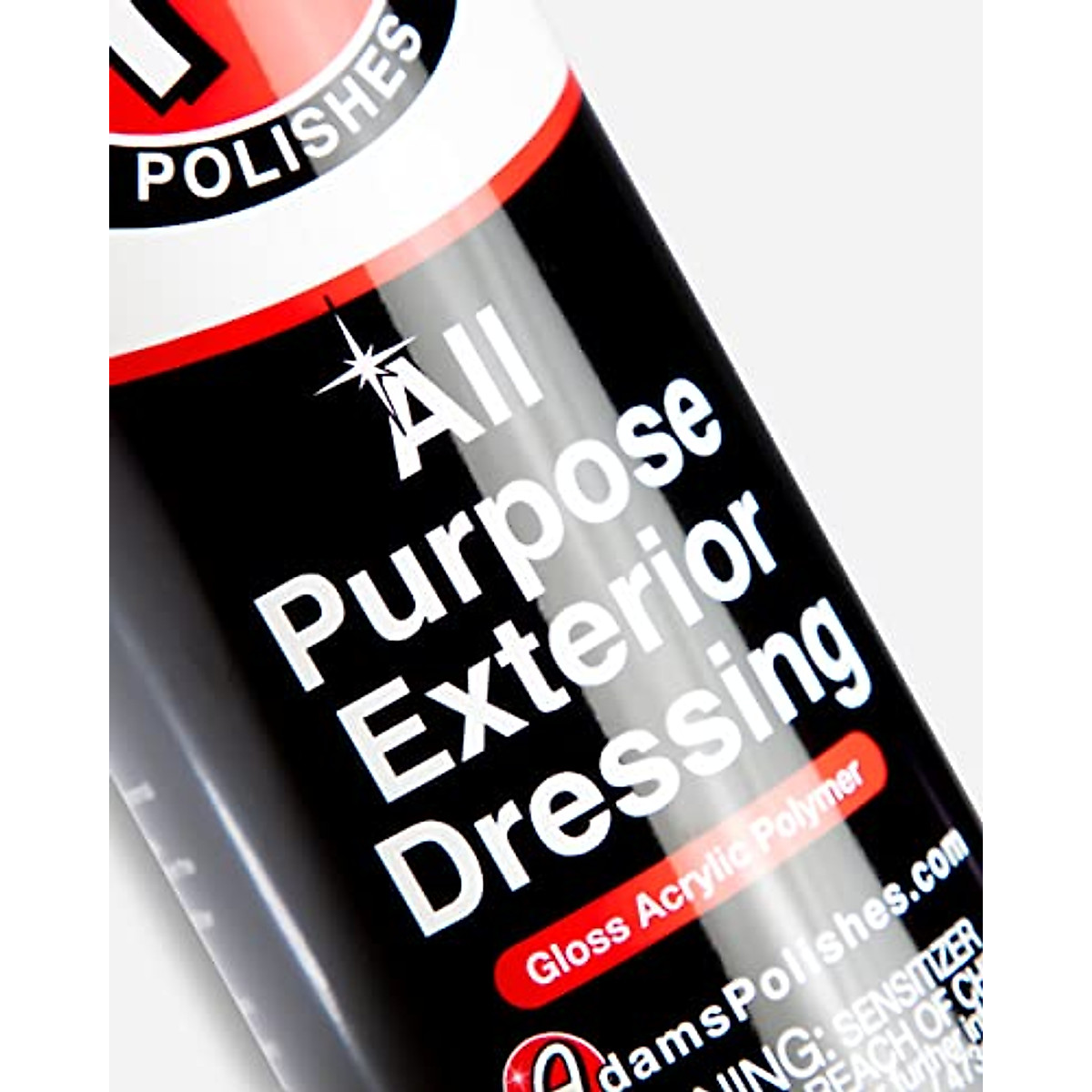 Adam's All Purpose Dressing (16oz) - Ready-To-Use Water-Based Plastic, Rubber, and Vinyl Dressing, Long-Lasting and Restorative Shine, UV Protective, No Greasy or Sticky Feel