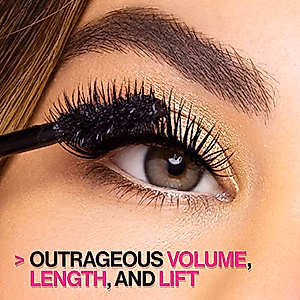 Wet n Wild Big Poppa Mascara | Volumizing | Lifting | Lengthening | Nourising | Blackest Black