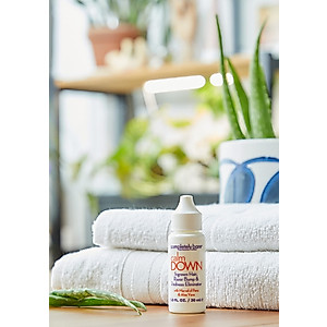 completely bare calm DOWN Ingrown Hair, Razor Bump & Redness Eliminator - Exfoliating AHAs & BHAs