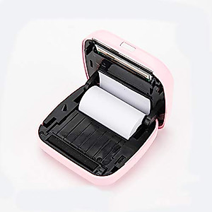 1 Pc Portable Mini Pocket Printer Photo Printers Bluetooth Connection USB Rechargeable for Study Note Daily Plan