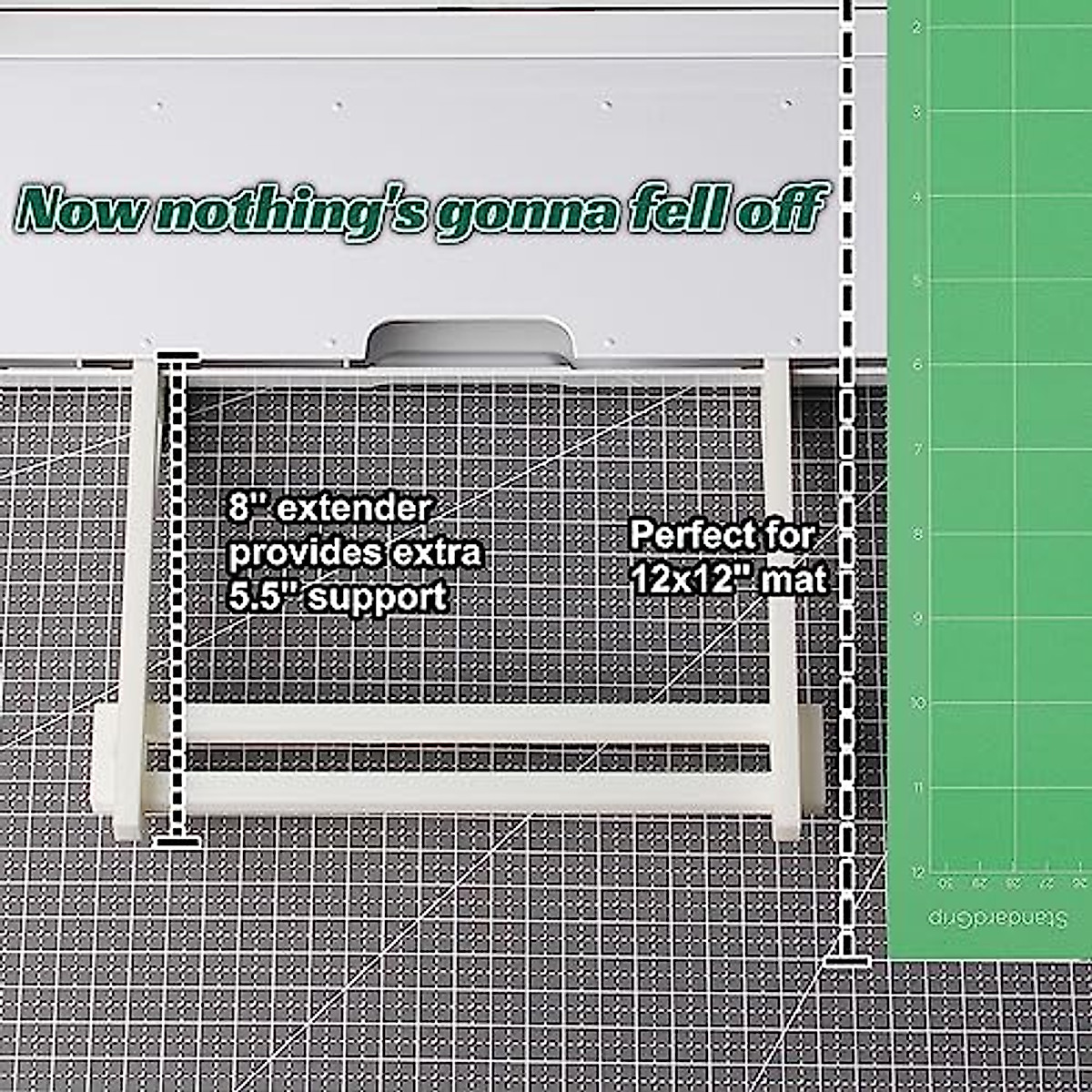 𝗟𝗢𝗣𝗔𝗦𝗔 Extension Tray Compatible with Cricut Maker 3, Maker, Explore 3, Explore Air 2, Cricut Tray Extender Accessories and Supplies for 12x12 Cutting mat (Maker and Explore Both Available)