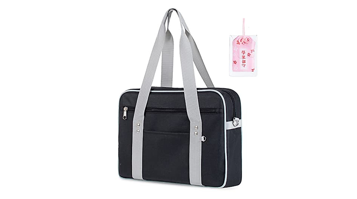 ALAMIYA Japanese Anime Purse & School Bag with Omamori - Kawaii Style