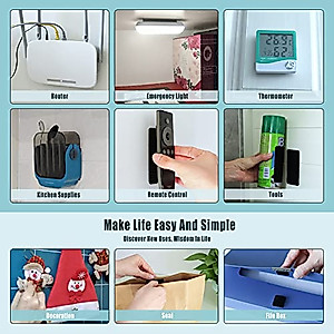 16 Sets 2x4 inch Strips with Adhesive,Heavy Duty Hook and Loop Tape,Carpet Tape,Rug Tape,Strength Backing,Fixing Installing Tape,Wall Hanging No Perforation,Fabric,Couch,Industrial,Office,Household