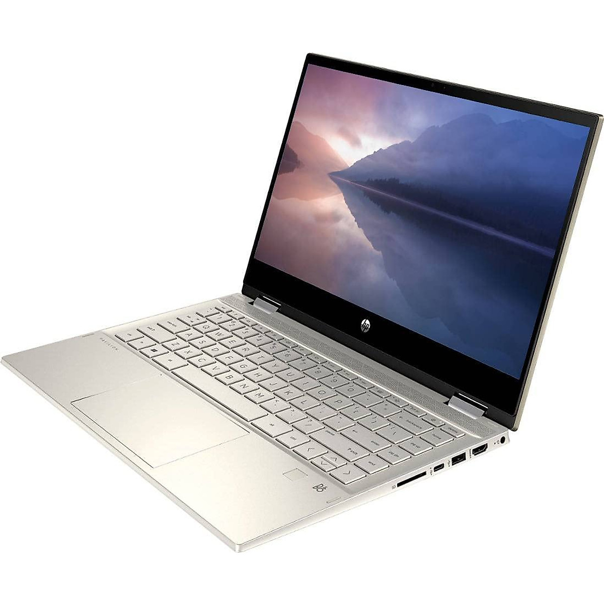 HP Pavilion 2-in-1 Convertible Laptop, 14-inch FHD Touchscreen, Intel Core i5-1135G7, Fingerprint Reader, Bang & Olufsen Dual Speakers, Windows 11 (32GB RAM | 2TB PCIe SSD)