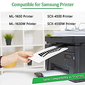 greencycle 2 Pack ML-D1630A Toner Cartridge High Yield Compatible for Samsung ML1630 ML-1630 ML-1630W SCX-4500 SCX-4500W Series Printer