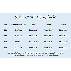 Kids Toddler Child Girls Long Ruffled Sleeve Patchwork Floral Print Princess Dress Outfits Belle (Red, 10-12 Years)