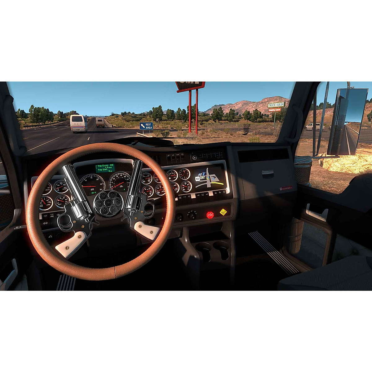 American Truck Simulator Gold (New Mexico DLC/Wheel Turning/Steering Creations) (PC DVD)