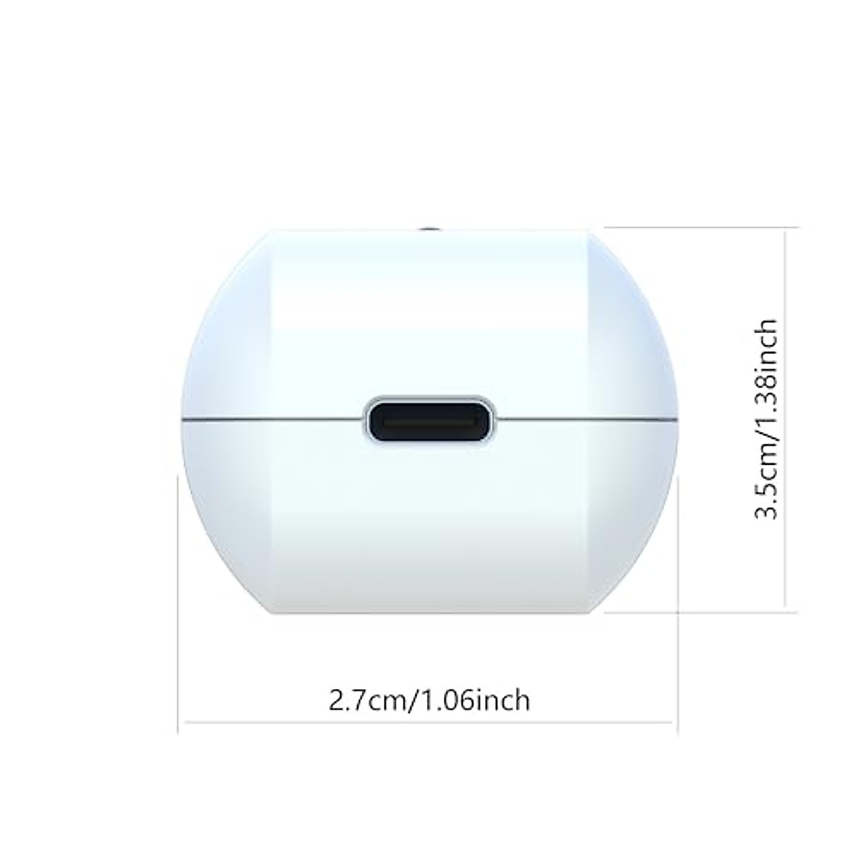 IDMD dog nail trimmers-Powerful 2-Speed dog nail grinder-with safe LED lighting and battery capacity indicator light & type-c USB rechargeable quiet pet nail grinder clipper for dogs/cats(White)