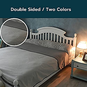 Waterproof Blanket Cover 80”x90” for Adults, Dogs, Cats or Any Pets - 100% Waterproof Furniture or Mattress Protector – Large Size for Twin, Queen, King Beds (Warm Gray/Cool Gray)