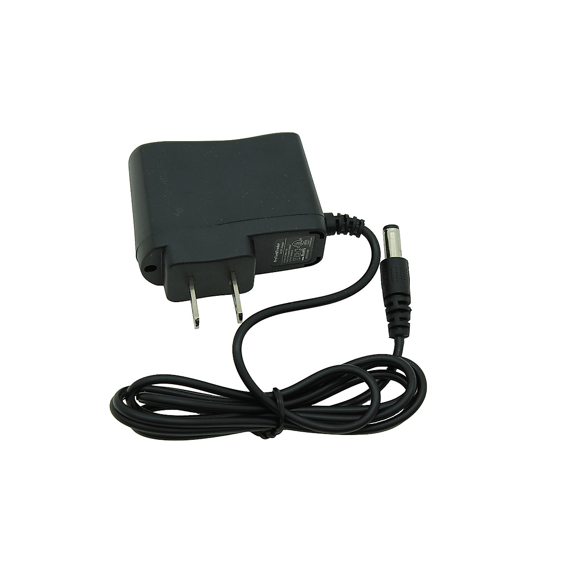 9V AC/DC Power Supply Adapter 500ma (0.5 amps) 5.5 mm*2.1 mm Tip (5.5mm OD X 2.1mm ID) - AC to DC Electric Transformer Inverter for 9-Volt DC Electronic Devices Up to 0.5amp Slim Wall Plug & LED UL