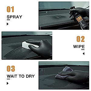 HGKJ Neutral pH CAR Interior CLEANER-Effective All Purpose Cleaner--Gentle Formula -Need To Be Diluted-For Use Fabric Roofs，Leather Seats，Plastic & More-10 Oz