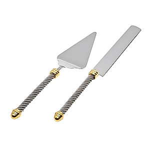 Godinger Silver Art Cable Cake Knife/server