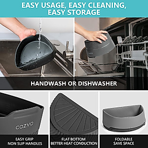 Crockpot Liner, Silicone Crockpot Liner Reusable, Crockpot Divider Insert, Crock Pot Dividers Silicone, Crock Pot Liners, Fit Oval Slow Cooker 6 Quart -COZVO 6pc-Slow Cooker Liners, Crockpot Liners