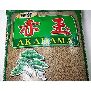 Calibonsai Japanese Super Hard Akadama for Bonsai/Succulent Soil - Small Size Grain (3mm-6mm) 13 Liter