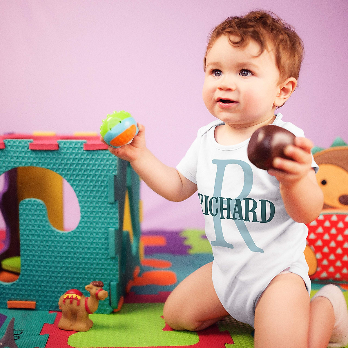 Zexpa Apparel Personalized Bodysuit for Home Coming Customized Newborn Outfit With Beanie - NB