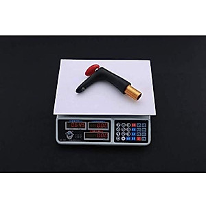 Kitchen Taps Modern Black Bathroom Basin Faucet with Red Round Handle Faucet Bathroom for Bathtub Cold Water and Hot Water Mixer Taps