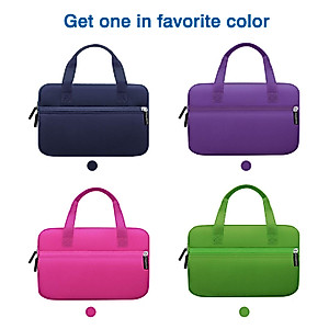 MoKo 7-8" Kids Tablet Sleeve, Neoprene Carrying Case Bag Fits Fire HD 8 Kids Edition 2018, Luna Controller, Fire HD 8 Plus/Fire HD 8 2020, Fire 7 Kids Pro 2021, Fire HD 8 Kids Pro 2021, Indigo