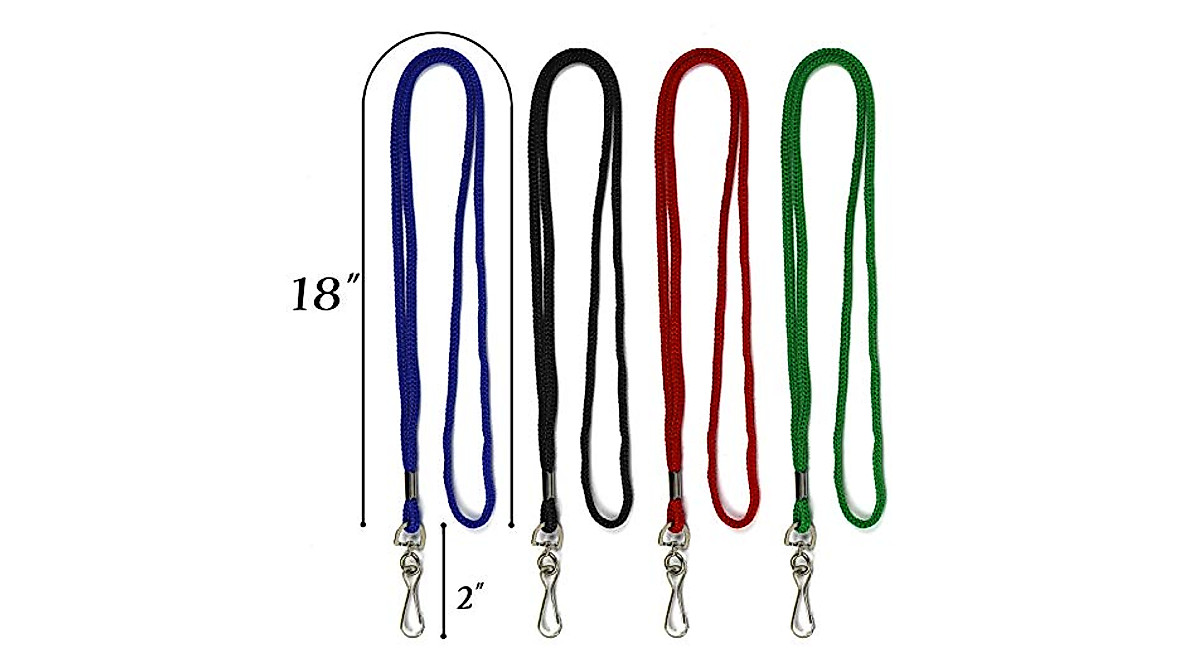 Bulk Lanyards 50 Pack for ID Tags - Beebel