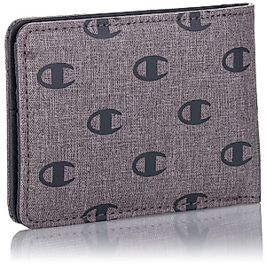 Champion Graphic Wallet, Heather Grey, One Size