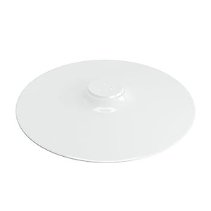 Aron Living Rose Contemporary 36" Mid-Century Wood Top Dining Table in White