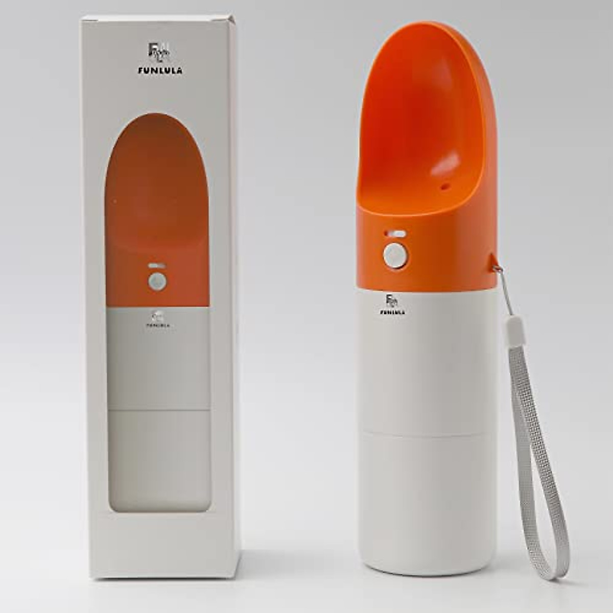 Dog Water Bottle Portable Small Animals Water Bottle Food Dish Bowl Dispenser for Walking Traveling Hiking, Multifunctional Outdoor Food Detachable Combo Cup Pet Drinking Bottle for Cat Rabbit Puppy