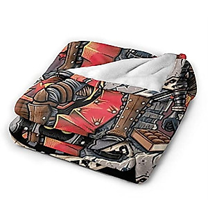 Trigun Soft Flannel Fleece Blanket Plush Fuzzy Throw Blankets for Bed Couch Living Room 60"x50"