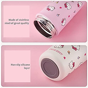 Everyday Delights Sanrio Hello Kitty Stainless Steel Insulated Water Bottle 350ml (Green)