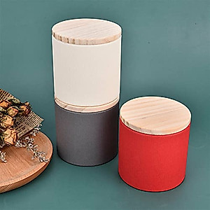 TULSIE Coffee Containers Tea Sealed Box Kitchen Storage Container Jar Tin Round Tea Box Coffee Tea Bag Teacup Infuser Storage Holder Organizer