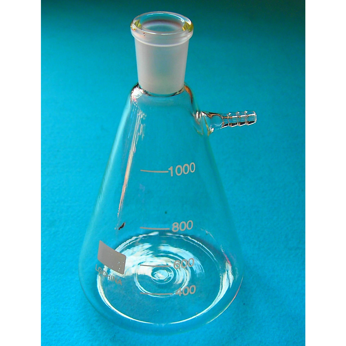 Deschem 1000ml,24/40,Glass Filter Suction Flask,1L Lab Filtration Bottle