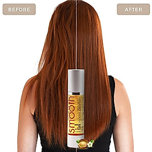 KERAGEN - Nourishing Hair Serum for Dry Damaged Hair - Argan Oil for Hair Treatment - Brilliant Shine, Heat Protection with Paraben, Phthalate and Sulfate Free Formula (1.7 Oz)