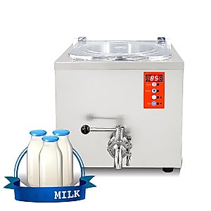 Kolice Commercial Milk Pasteurization Machine, Gelato ice Cream Mix Pasteurizer, Juice Pasteurization Machine, Pasteurizer, Sterilization Dairy Equipment, countertop design