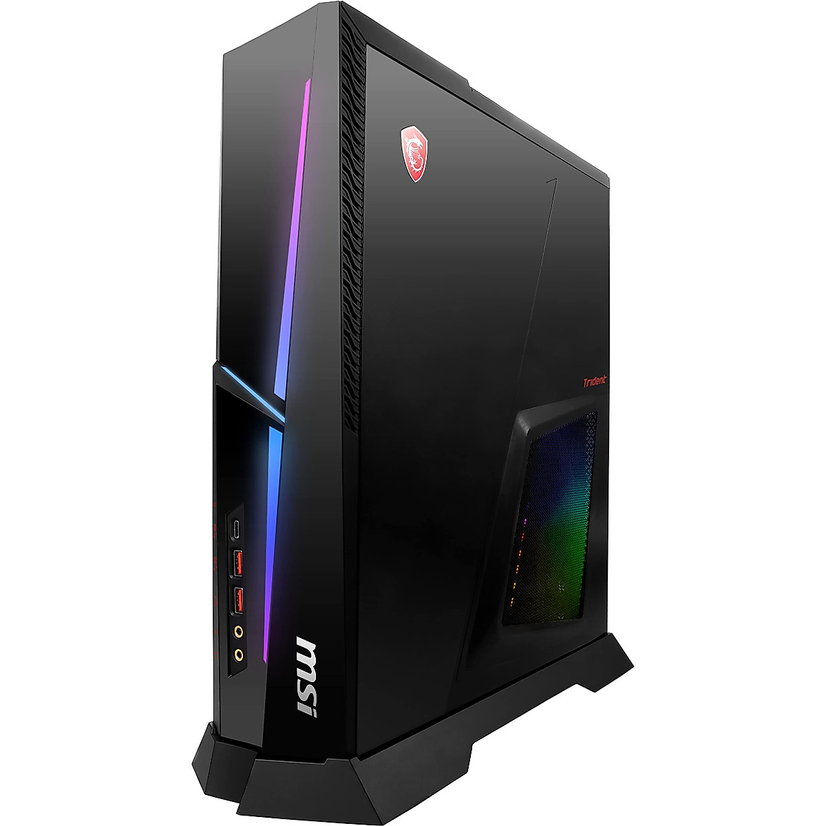 2023 MSI MPG Trident AS 13TH-451US (i5-13400F, 64GB RAM, 2X 512GB NVMe SSD + 2TB HDD, RTX 3050 8GB, Windows 11) Gaming Desktop PC