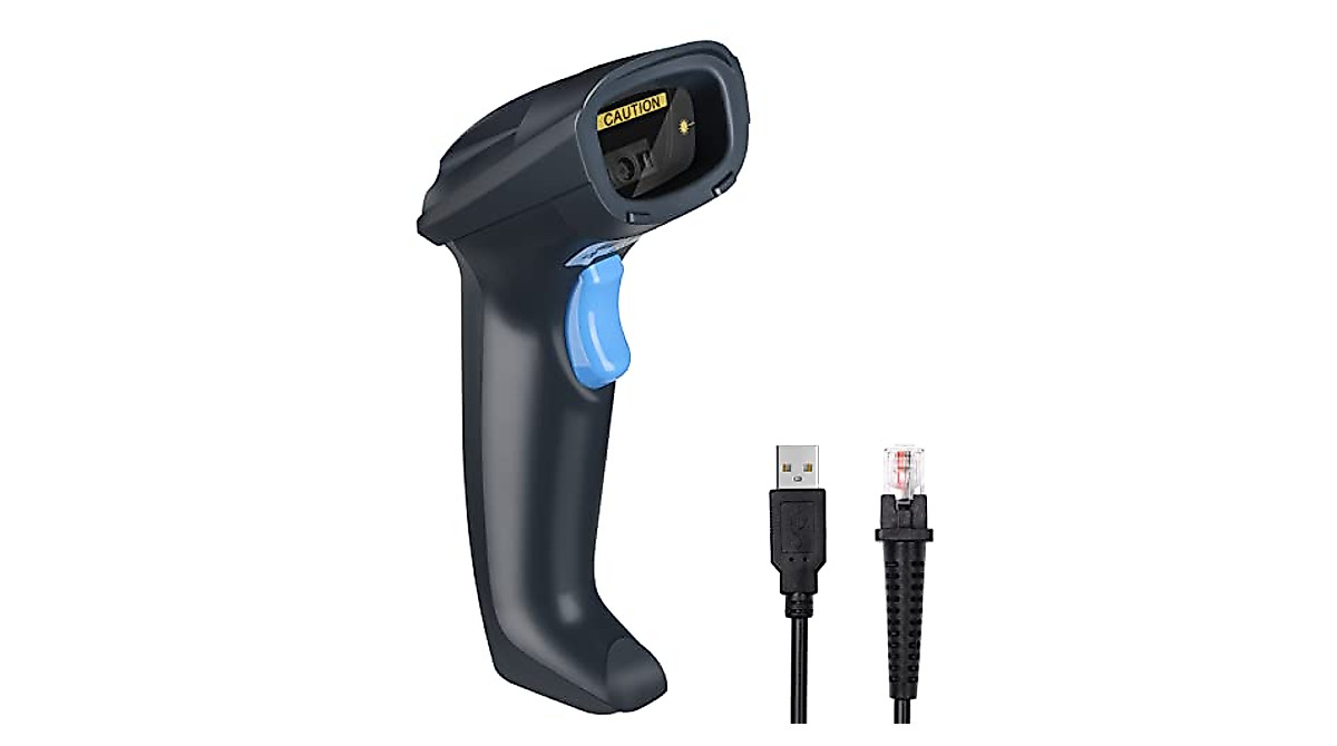 OBZ 2D Barcode Scanner | USB Wired, Plug & Play for PC POS