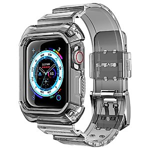 SUPCASE for Apple Watch Series 9/8/7/6/5/4/SE2/SE [41/40mm] Case with Band (Unicorn Beetle Pro), Rugged Men Cover Protective Case with Adjustable Strap Bands for iWatch 9/8/7/6/5/4/SE2/SE, FrostBlack