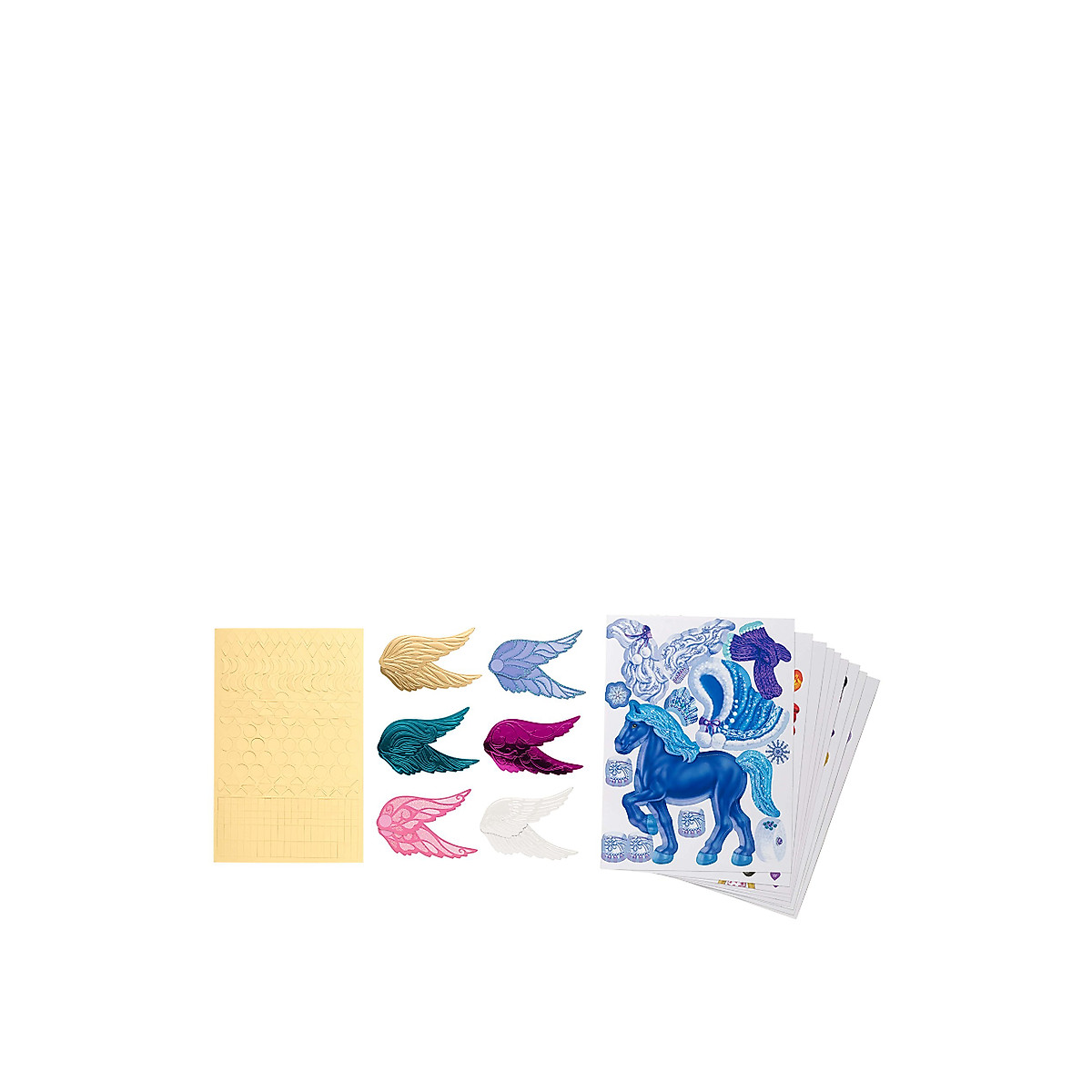 Klutz The Marvelous Book of Magical Horses: Dress Up Paper Horses & Their Fairy Friends Book , 10.25" Length x 0.75" Width x 9.5" Height