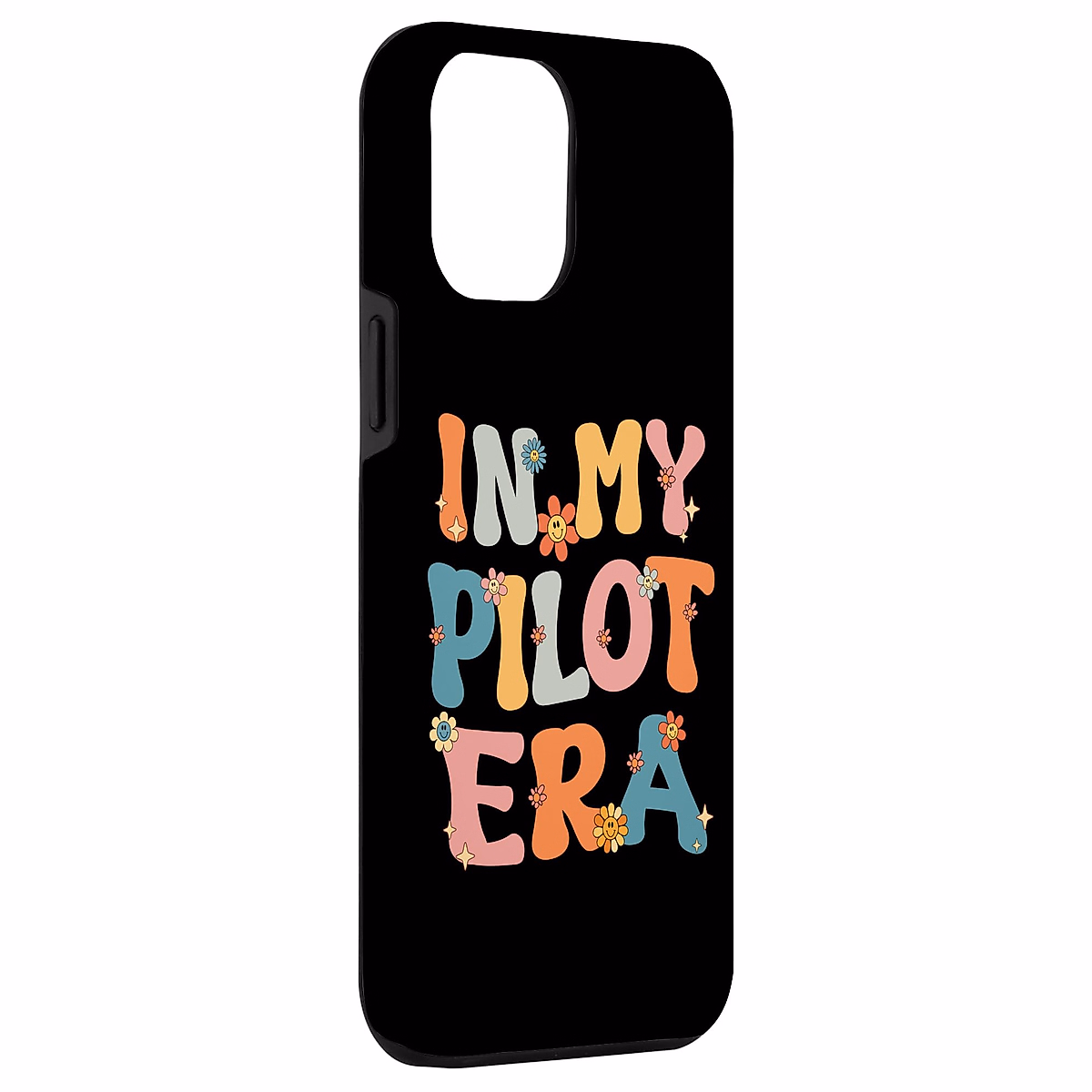 iPhone 14 Pro Max Cute In My Pilot Era Groovy Retro Pilot Mom Dad Funny Case