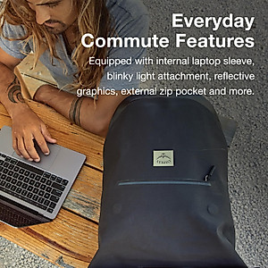 Osprey Arcane Roll Top Waterproof Backpack 25, Pine Leaf Green