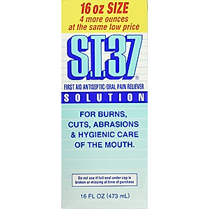 S.t.37 Mouth Pain Relief Solution - 16 Oz