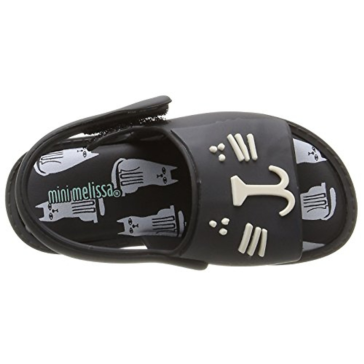 Mini Melissa Girl's Mini MIA + FABULA Mary Jane, Black, 5 M US Toddler