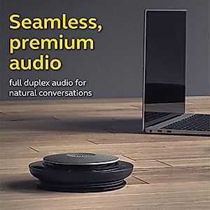 Jabra Speak 750 UC Wireless Bluetooth Speaker for Softphones and Mobile Phones – Easy To Set Up – Lightweight, Portable Conference Call Speaker with Premium Audio, Ideal for Remote Collaboration