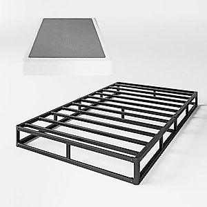 Aardhen 7 Inch Box Spring for Twin Bed,High Profile Strong Metal Frame Mattress Foundation, Quiet Noise-Free,Easy Assembly, 3000lbs Max Weight Capacity
