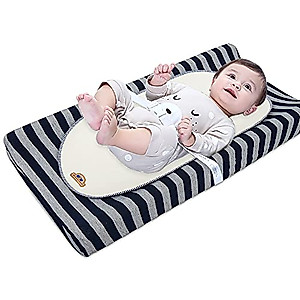 Longer Waterproof Changing Pad Liners for babies 3 Count by BlueSnail (snow white, 13.3"x26")