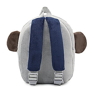 KTKA Cute Toddler Backpack Stuffed Cartoon Animal Mini Schoolbag For 1-5 Year Old Boys And Girls (Elephant-S)